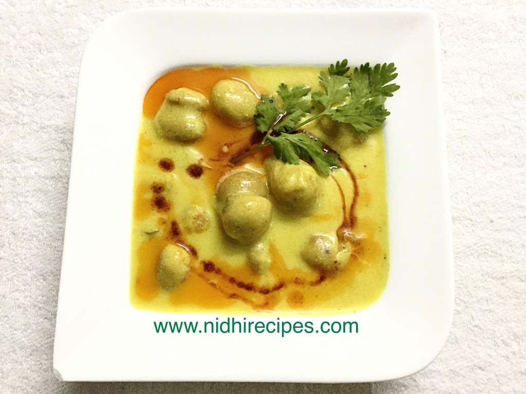 Kadhi Pakoda - Nidhi Recipes